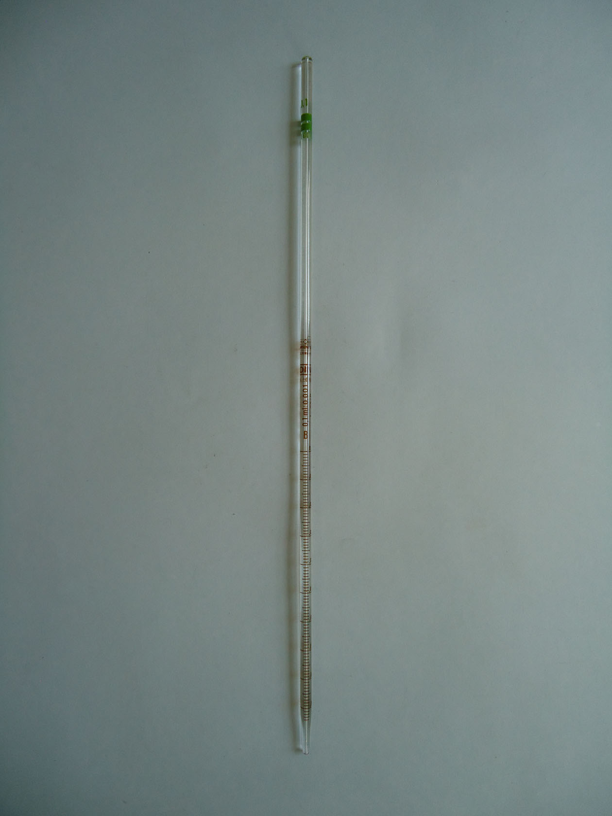 Pipetas: Pipeta graduada 0,1 ml.