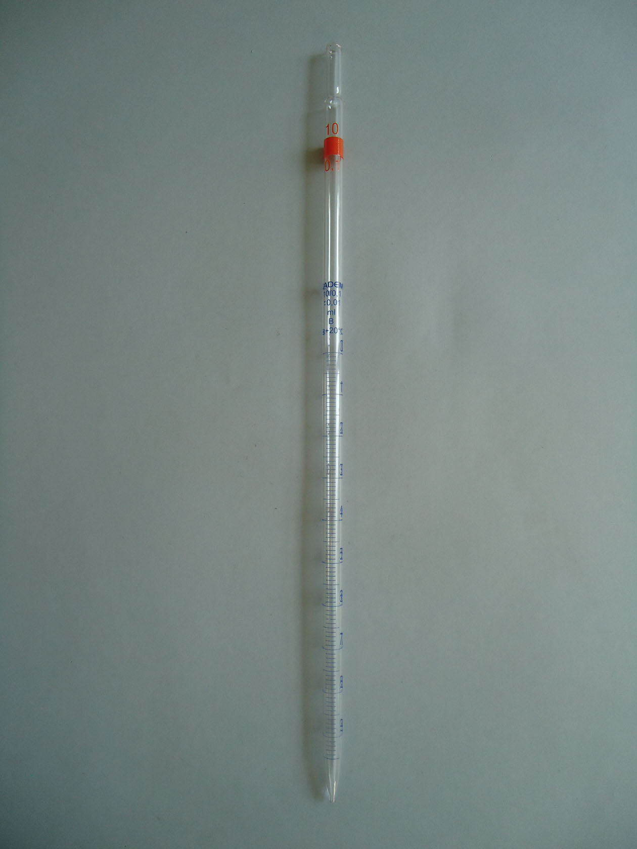 Pipetas: Pipeta graduada 10 ml.